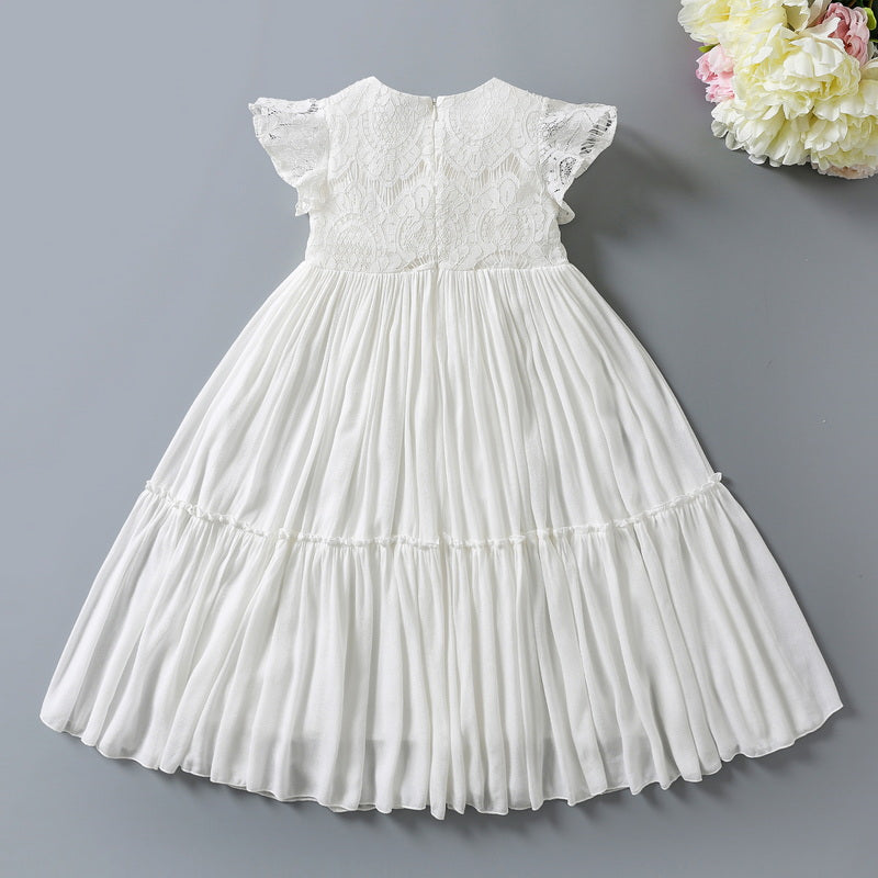Classic Hazel Flower Girl Dress in Ivory Color – Nicolette's Couture