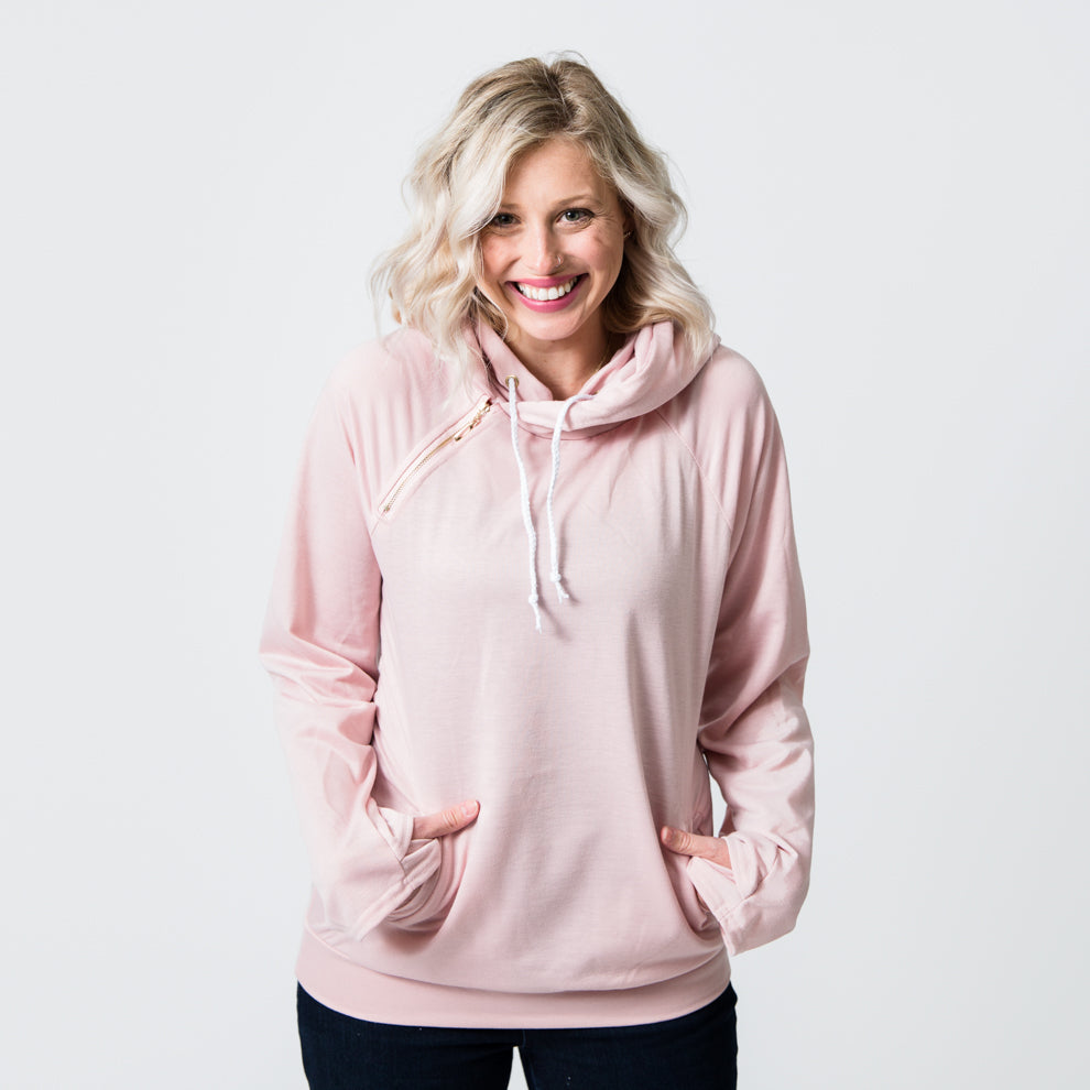 Nicolette's Signature Hoodie - Blush Pink – Nicolette's Couture