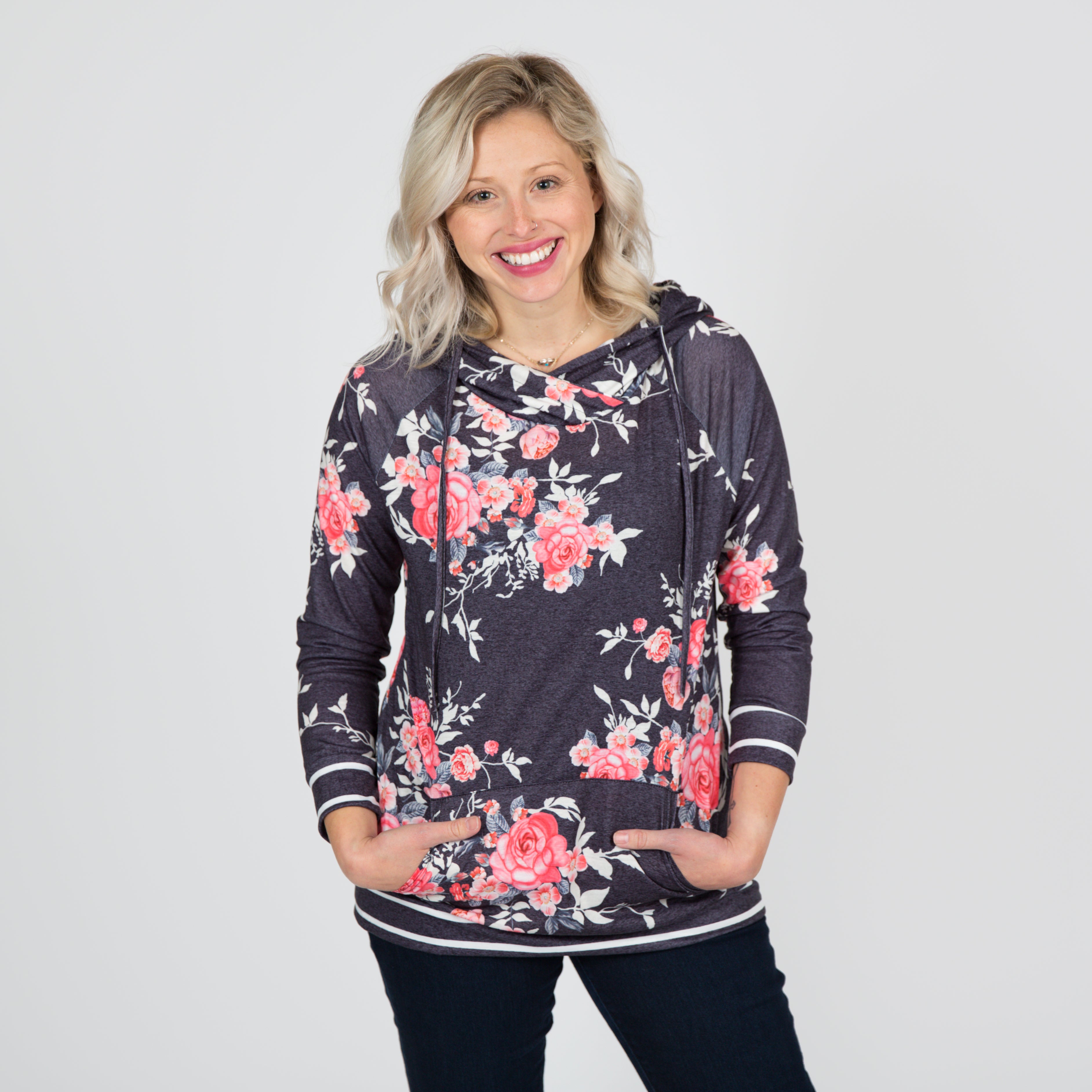 Nicolette's Signature Hoodie Skylar Floral – Nicolette's Couture